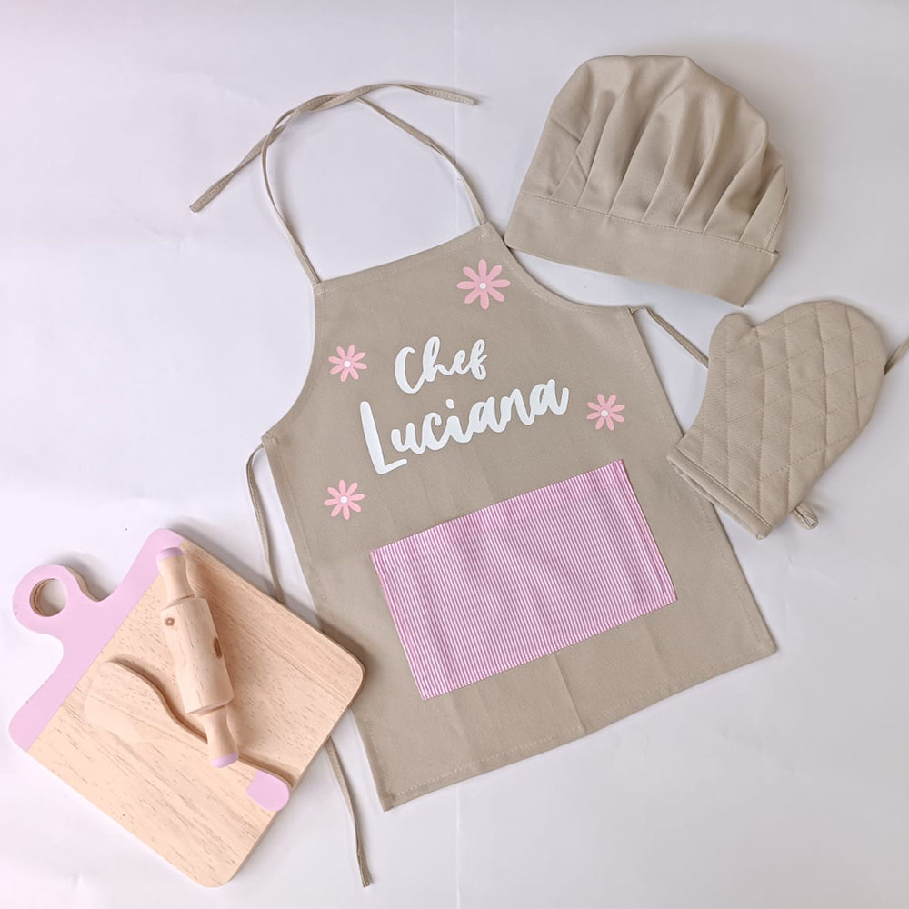 Kit de Chef Niña – Aserrín Diseño y Decoración